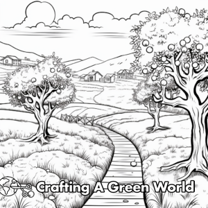 Fall Apple Coloring Pages - Free & Printable!