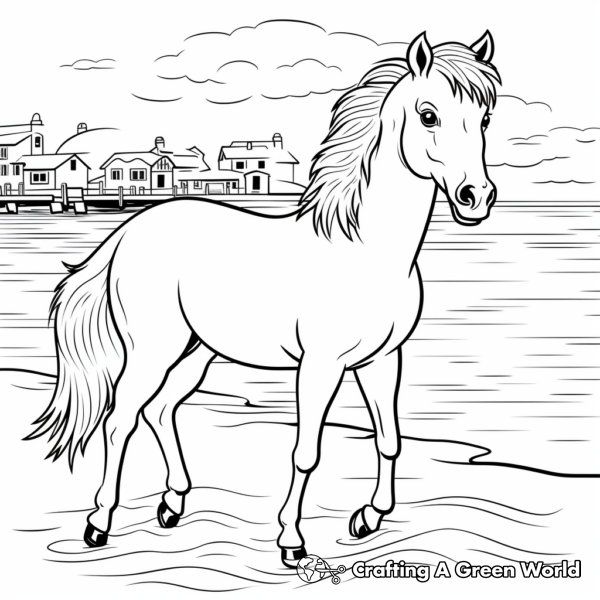 Shetland Pony Coloring Pages - Free & Printable!