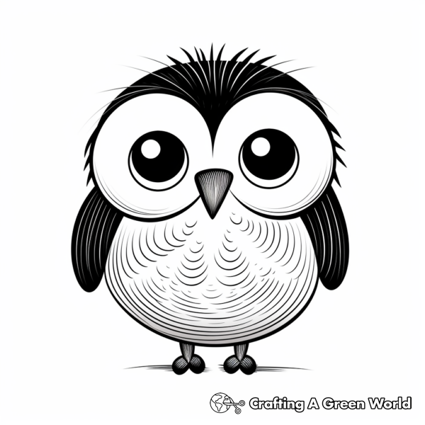 Owl Zentangle Coloring Pages - Free & Printable!