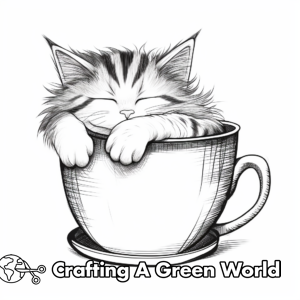 Maine Coon Cat Coloring Pages - Free & Printable!