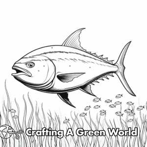 Tuna Coloring Pages - Free & Printable!