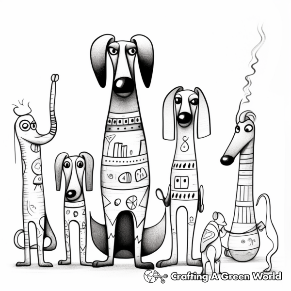 Funny Dog Coloring Pages - Free & Printable!
