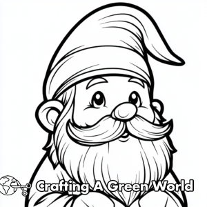 Spring Gnome Coloring Pages - Free & Printable!