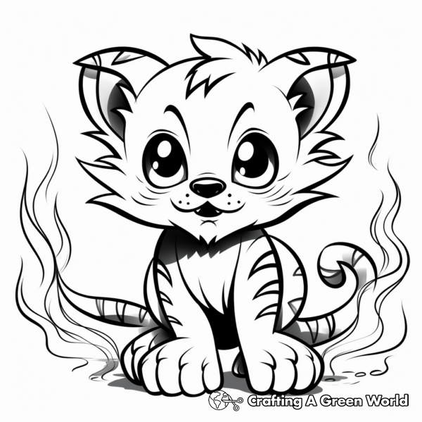 Winged Tiger Coloring Pages - Free & Printable!