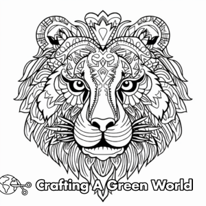 Tiger Mandala Coloring Pages - Free & Printable!