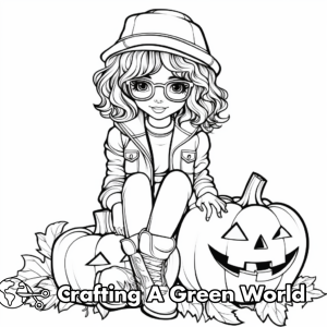 Aesthetic Fall Coloring Pages - Free & Printable!