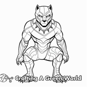 Black Panther Animal Coloring Pages - Free & Printable!
