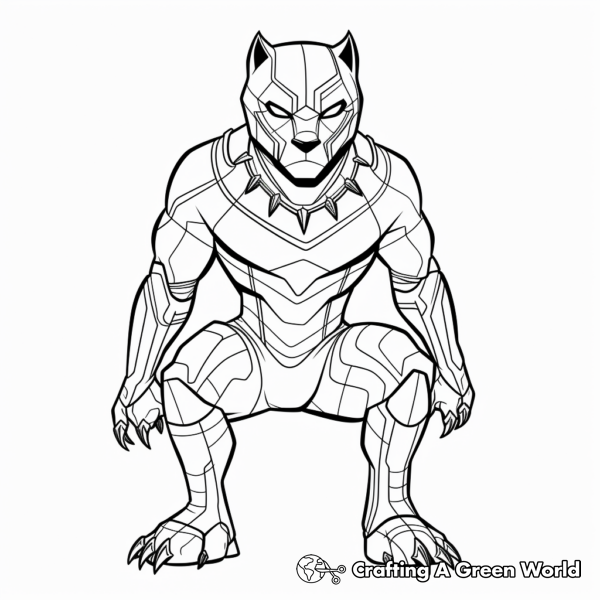 Black Panther Animal Coloring Pages - Free & Printable!