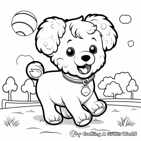 Toy Poodle Coloring Pages - Free & Printable!