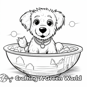 Dog Bowl Coloring Pages - Free & Printable!