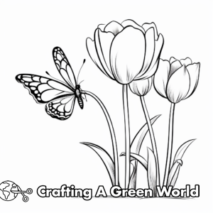 Tulip Coloring Pages - Free & Printable!