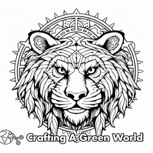 Tiger Mandala Coloring Pages - Free & Printable!