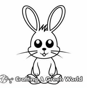 Simple Bunny Coloring Pages - Free & Printable!