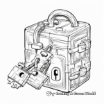 Lock And Key Coloring Pages - Free & Printable!