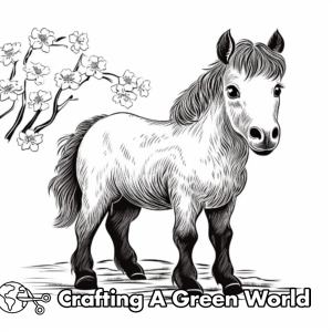Shetland Pony Coloring Pages - Free & Printable!