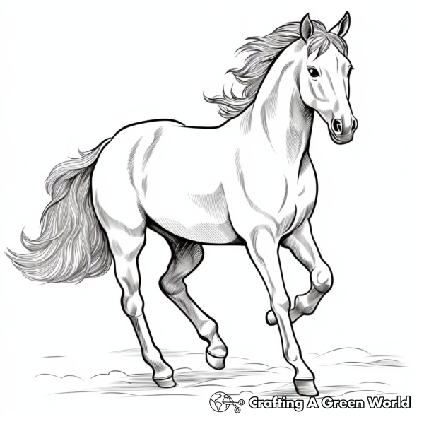 Realistic Pony Coloring Pages - Free & Printable!