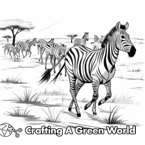 Savanna Animals Coloring Pages - Free & Printable!