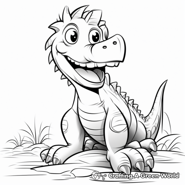 Yangchuanosaurus Coloring Page