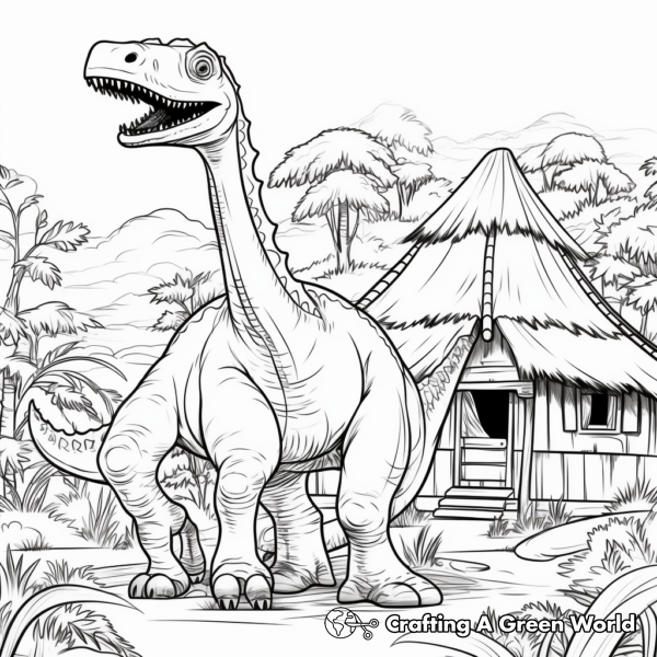 Yangchuanosaurus Coloring Page