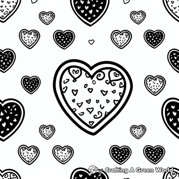 Fancy Heart Coloring Pages - Free & Printable!