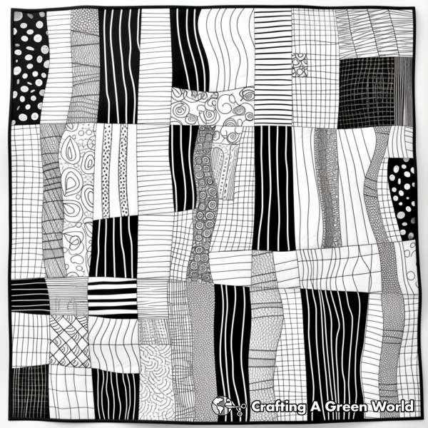 Quilt Coloring Pages - Free & Printable!