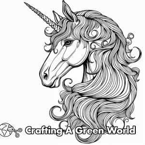 Realistic Unicorn Coloring Pages - Free & Printable!