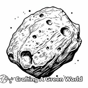 Asteroid Coloring Pages - Free & Printable!