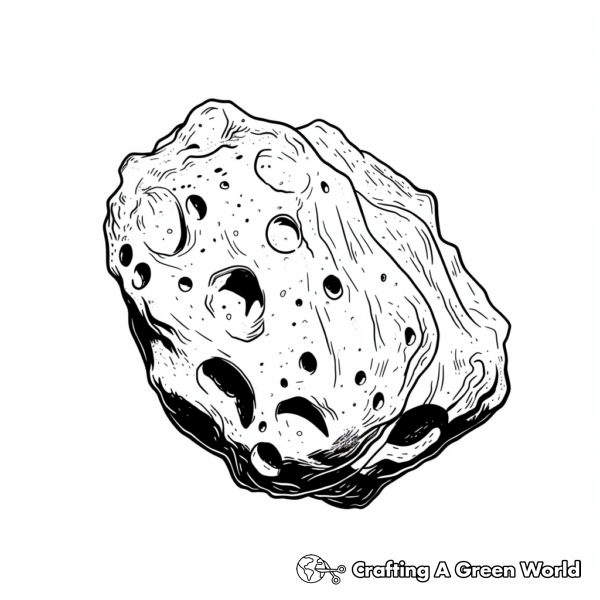 Asteroid Coloring Pages - Free & Printable!
