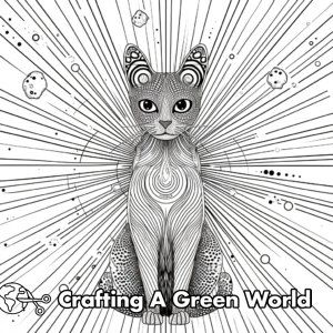 Space Cat Coloring Pages - Free & Printable!