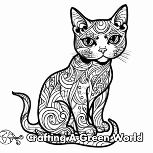 Space Cat Coloring Pages - Free & Printable!