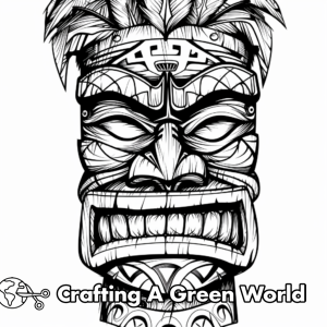 Tiki Coloring Pages - Free & Printable!