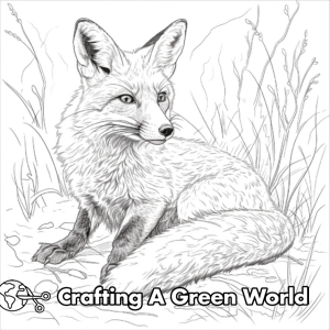 Red Fox Coloring Pages - Free & Printable!