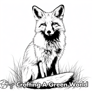 Red Fox Coloring Pages - Free & Printable!