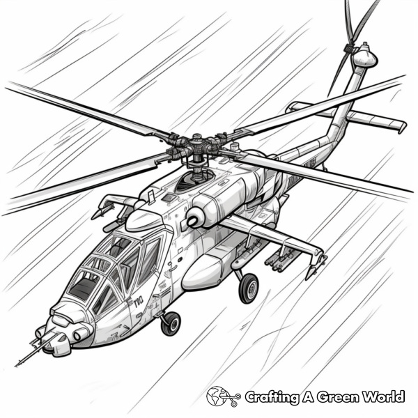 Helicopter Coloring Pages - Free & Printable!
