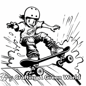 Skateboard Coloring Pages - Free & Printable!