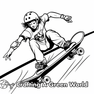 Skateboard Coloring Pages - Free & Printable!