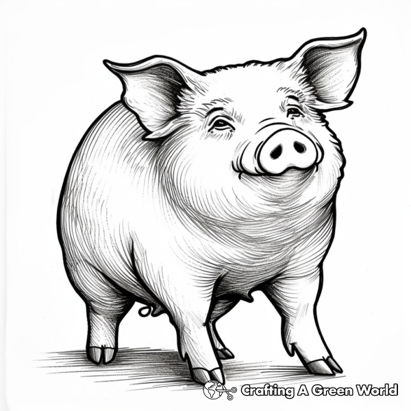 Piggy Coloring Pages - Free & Printable!