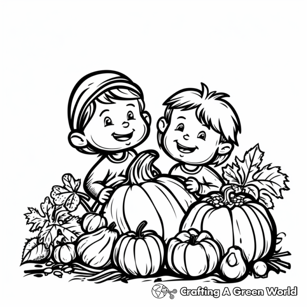 Thankful Coloring Pages - Free & Printable!