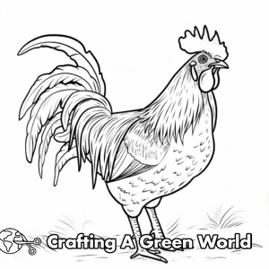 Rooster Coloring Pages - Free & Printable!