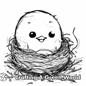 Nest Coloring Pages - Free & Printable!