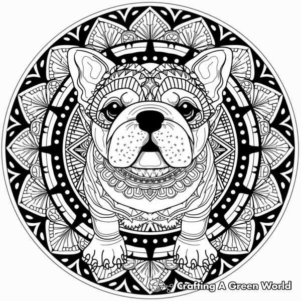 Dog Mandala Coloring Pages - Free & Printable!