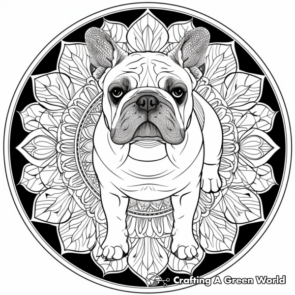 Dog Mandala Coloring Pages - Free & Printable!