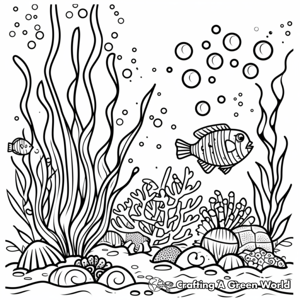 Under The Sea Coloring Pages - Free & Printable!