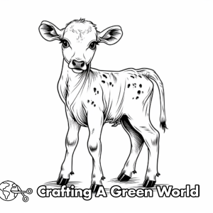 Calf Coloring Pages - Free & Printable!