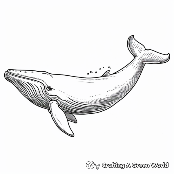 Realistic Whale Coloring Pages - Free & Printable!