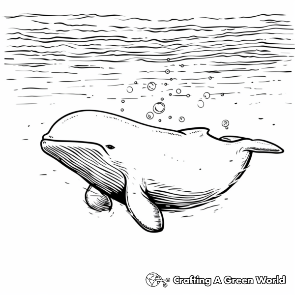 Realistic Whale Coloring Pages - Free & Printable!