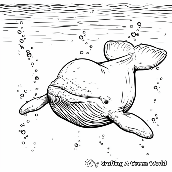 Realistic Whale Coloring Pages - Free & Printable!