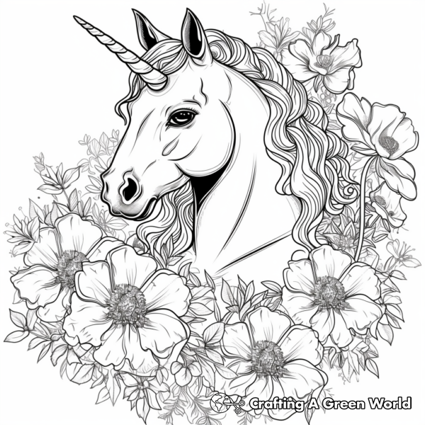 Magical Unicorn Coloring Pages - Free & Printable!
