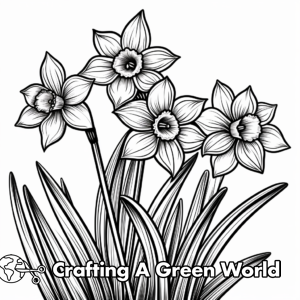 Spring Flowers Coloring Pages - Free & Printable!