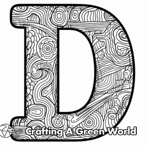 Letter D Coloring Pages - Free & Printable!